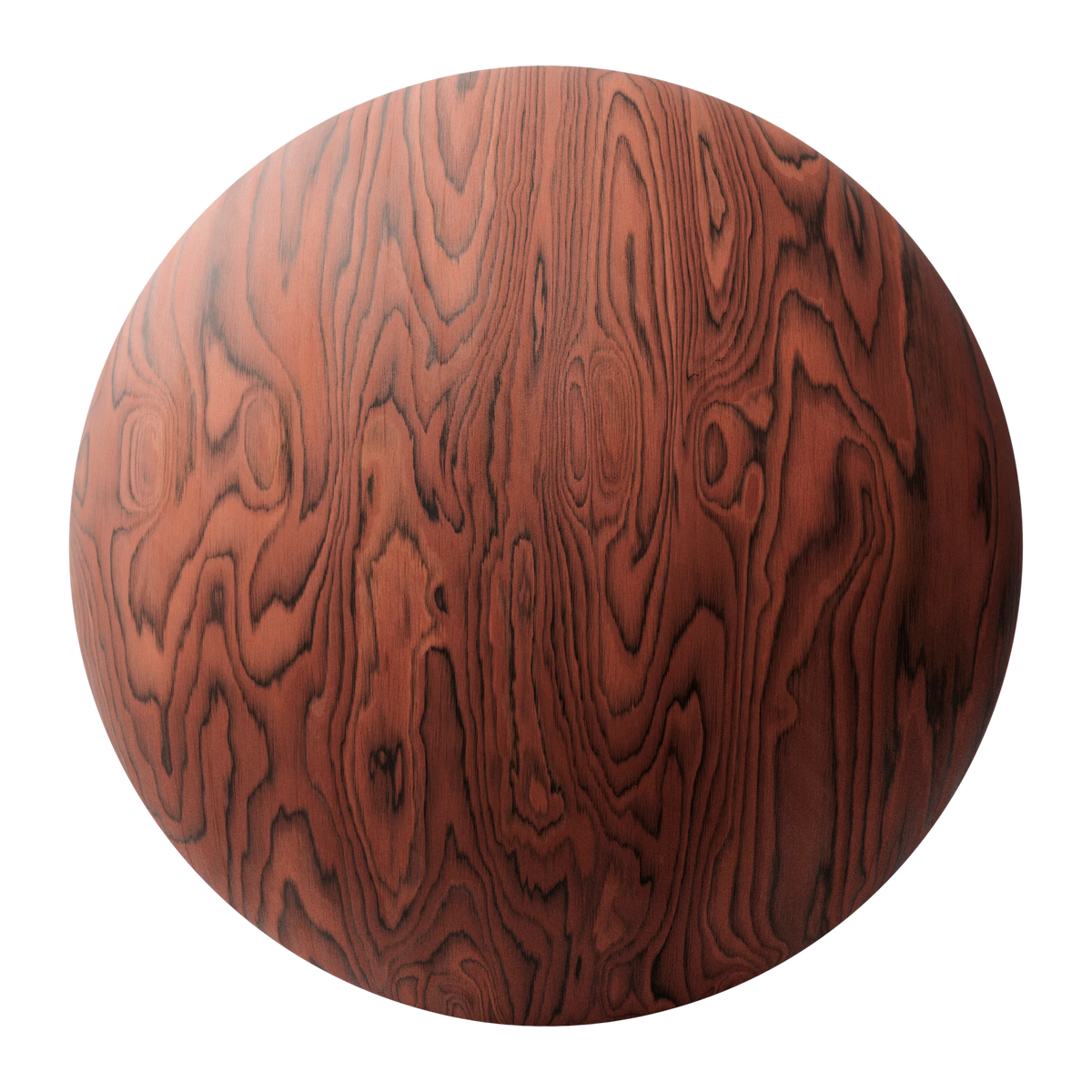 Sottsass Red Dyed Veneer PBR Texture - 4K | Superellipse