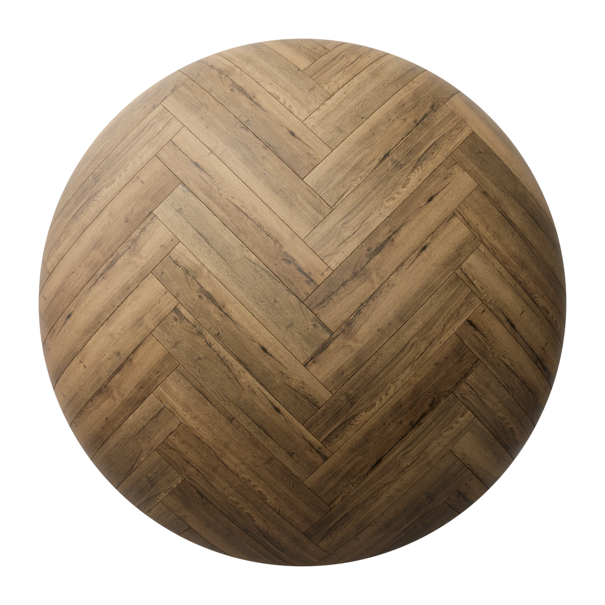 Rustic Oak Herringbone Floor PBR Texture - 4K | Superellipse