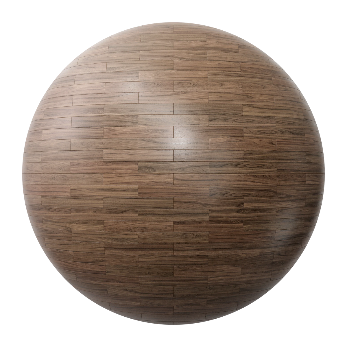 Natural Walnut Brick Bond Parquet PBR Texture - 4K | Superellipse ...