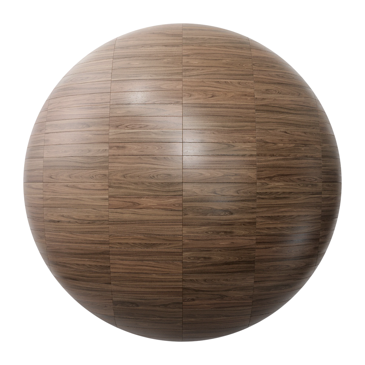 Natural Walnut Stack Bond Parquet PBR Texture - 4K | Superellipse ...