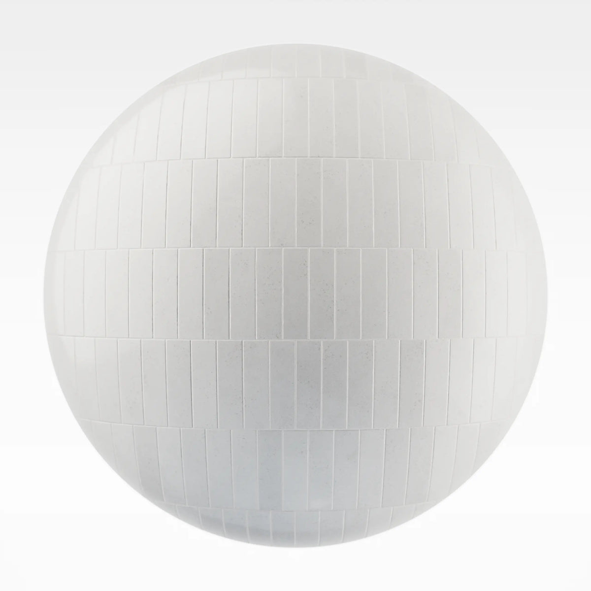 Zellige Ice White Offset Tile PBR Texture - 4K Seamless | Superellipse