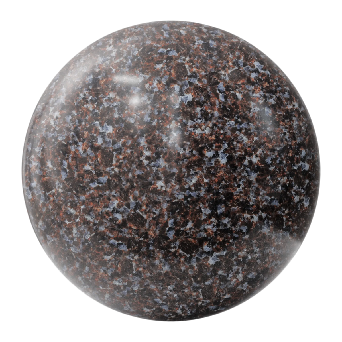 Dakota Mahogany Granite Slab PBR Texture - 4K Seamless | Superellipse