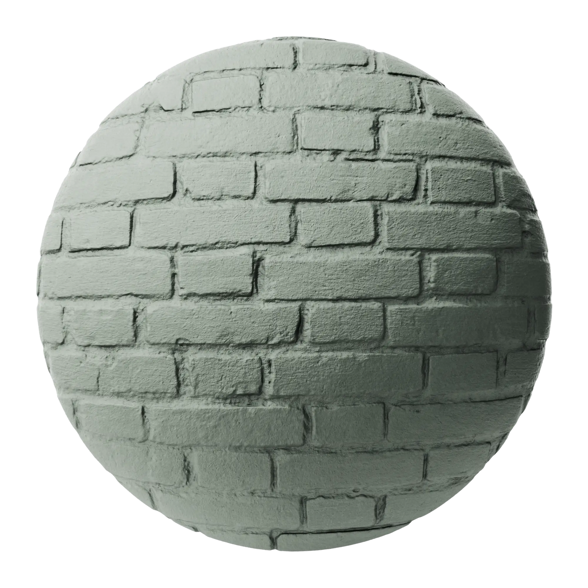 Rustic Painted Brick Castle Grey PBR Texture - 4K Seamless ...