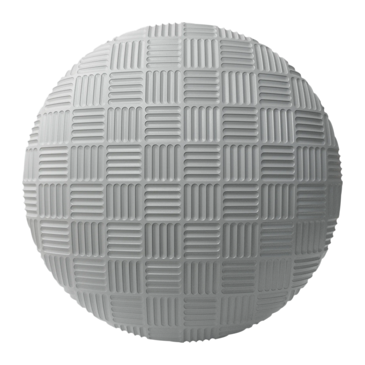 Concave Geometric Grid Plastic PBR Texture - 4K | Superellipse