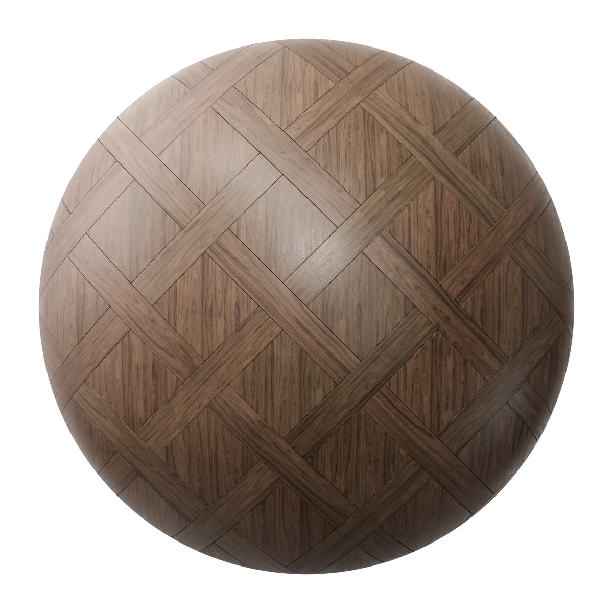 Natural Walnut Basketweave Wood Floor PBR Texture - 4K | Superellipse ...