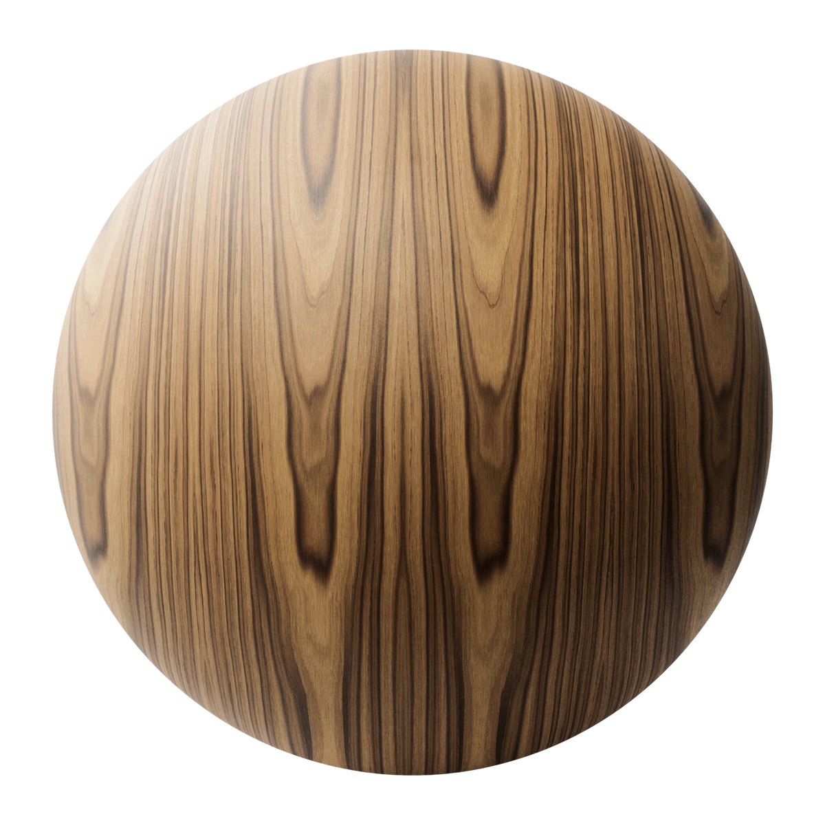 Teak Crown Cut Book Matched Veneer PBR Texture - 4K Seamless | Superellipse