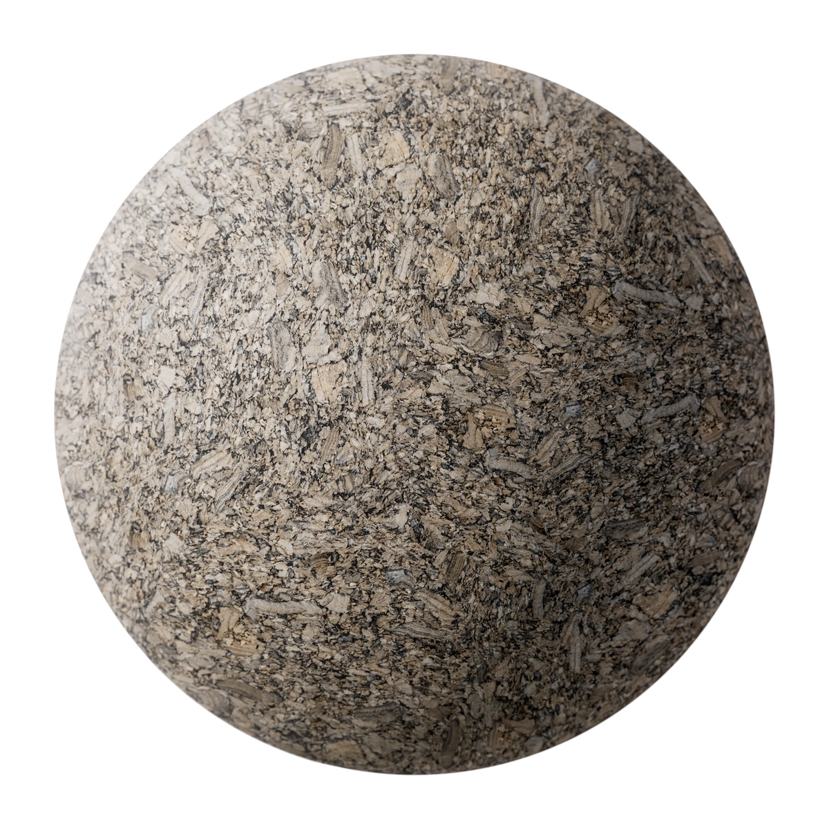 Natural Cork Grey PBR Texture - 4K Seamless | Superellipse