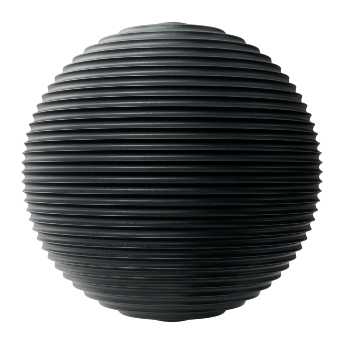 Concave Fluted Plastic Surface PBR Texture - 4K | Superellipse