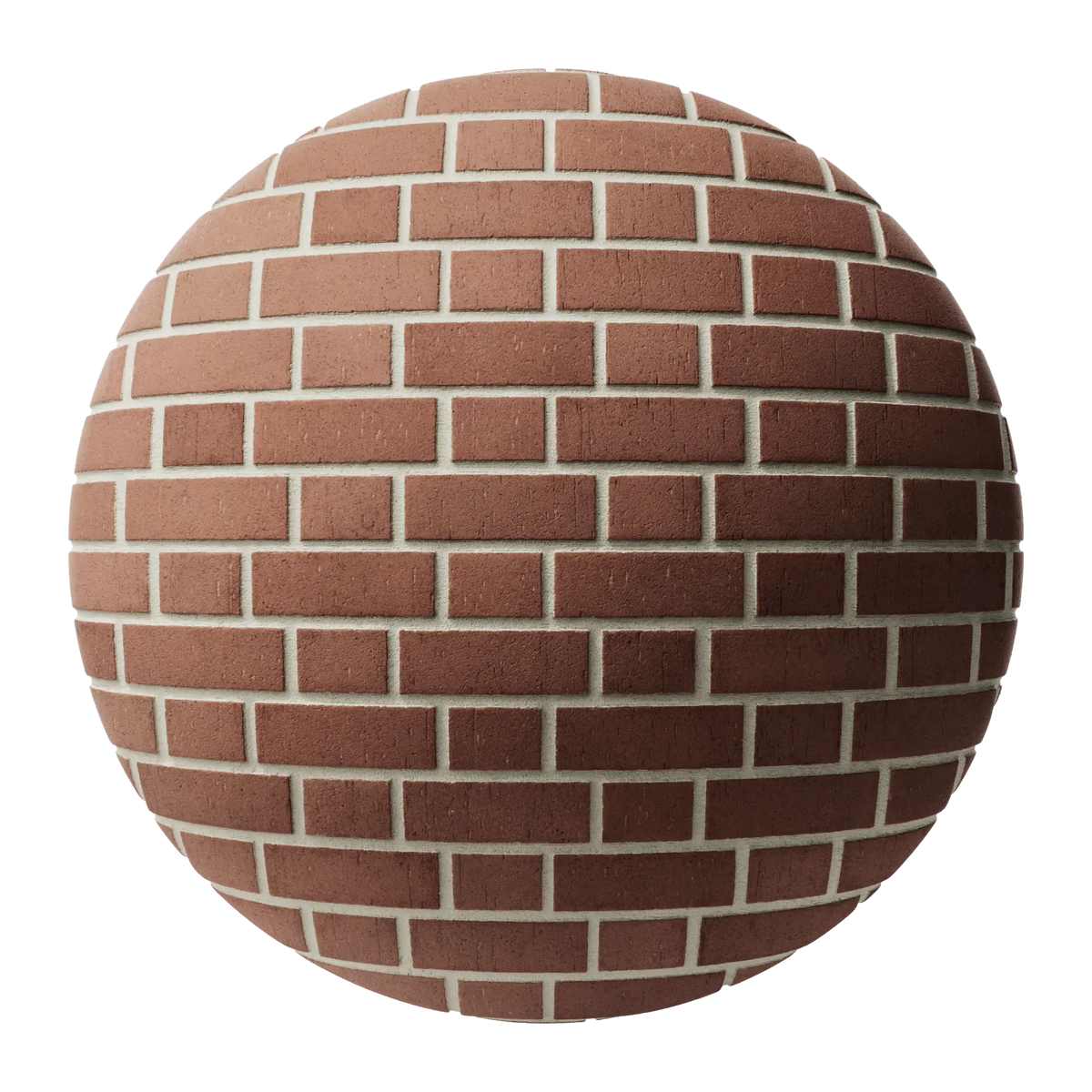 Forterra Dragfaced Red Brick PBR Texture - 4K | Superellipse
