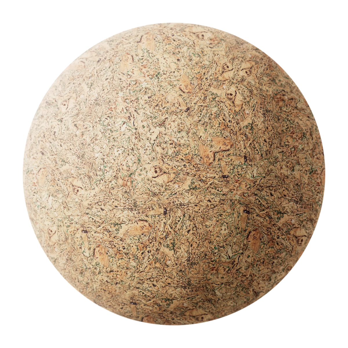 Natural Cork Forest Green PBR Texture - 4K Seamless | Superellipse