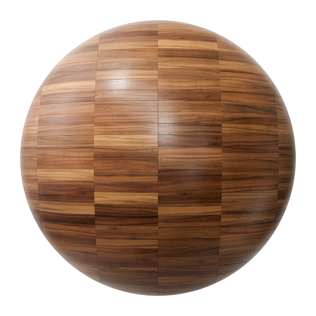 Brazilian Teak Parquet PBR Texture - 4K | Superellipse