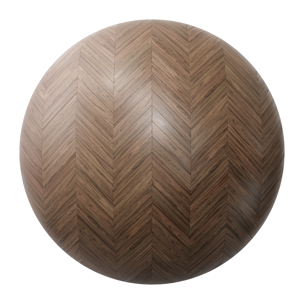 Natural Walnut Chevron Parquet PBR Texture - 4K | Superellipse