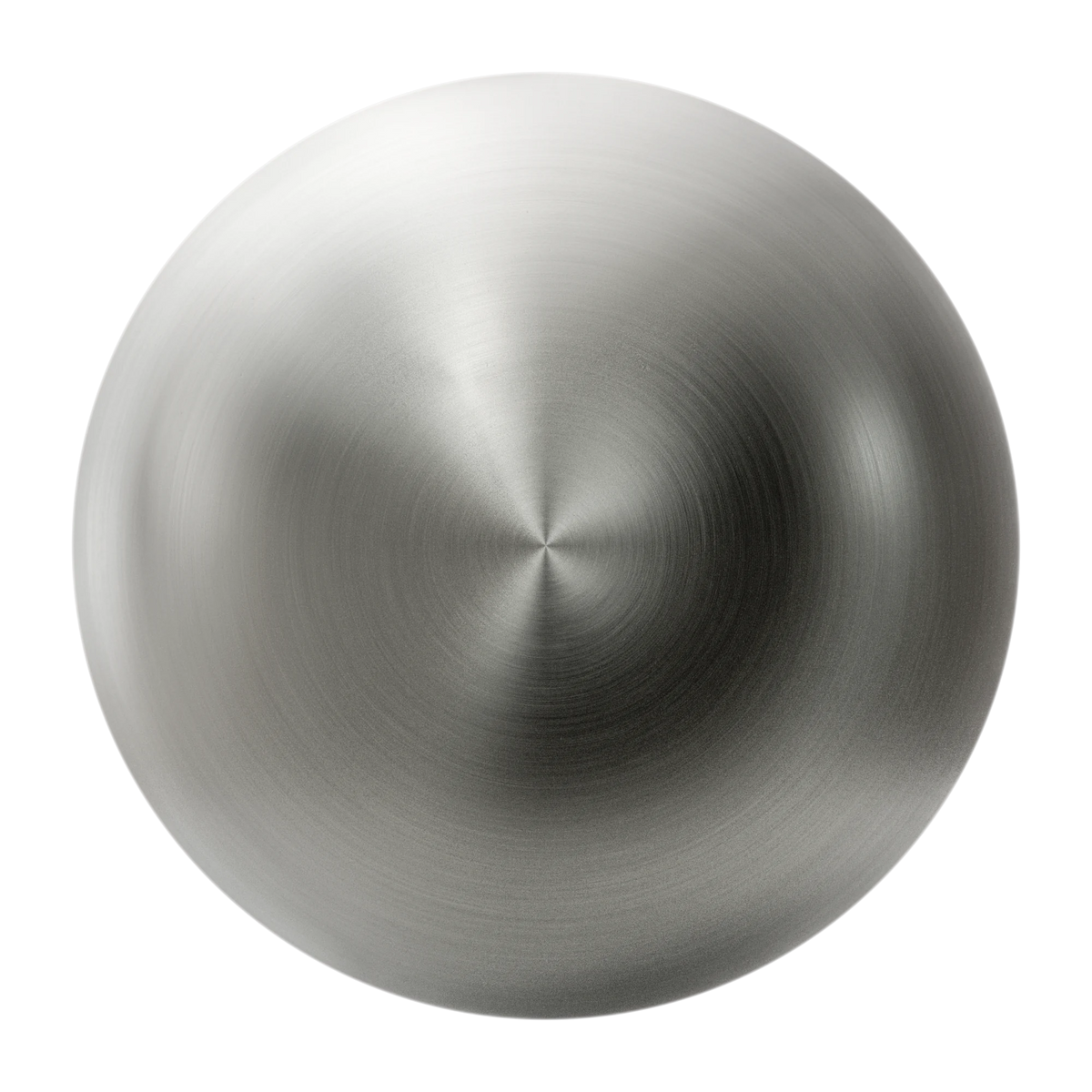 Radial Brushed Buffed Tungsten PBR Texture - 4K | Superellipse