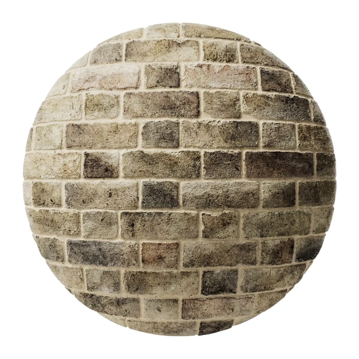 London Mixed Stock Brick PBR Texture - 4K | Superellipse
