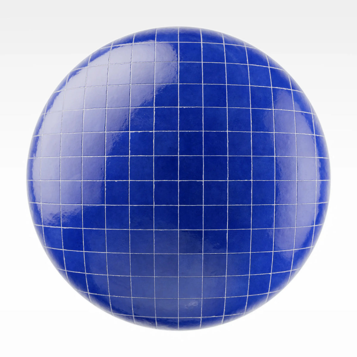 Zellige Cobalt Blue Tile PBR Texture - 4K Seamless | Superellipse