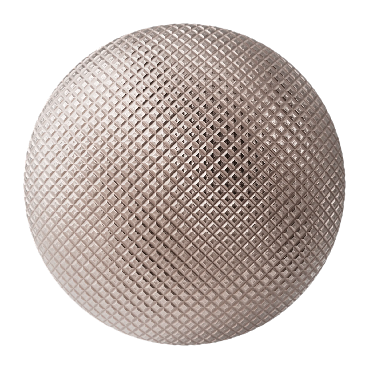 Diamond Knurled Copper PBR Texture - 4K | Superellipse