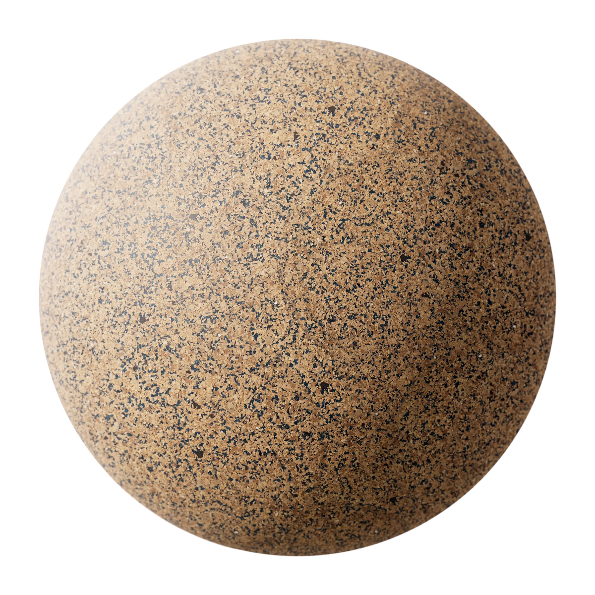 Dark Speckled Cork PBR Texture - 4K Seamless | Superellipse