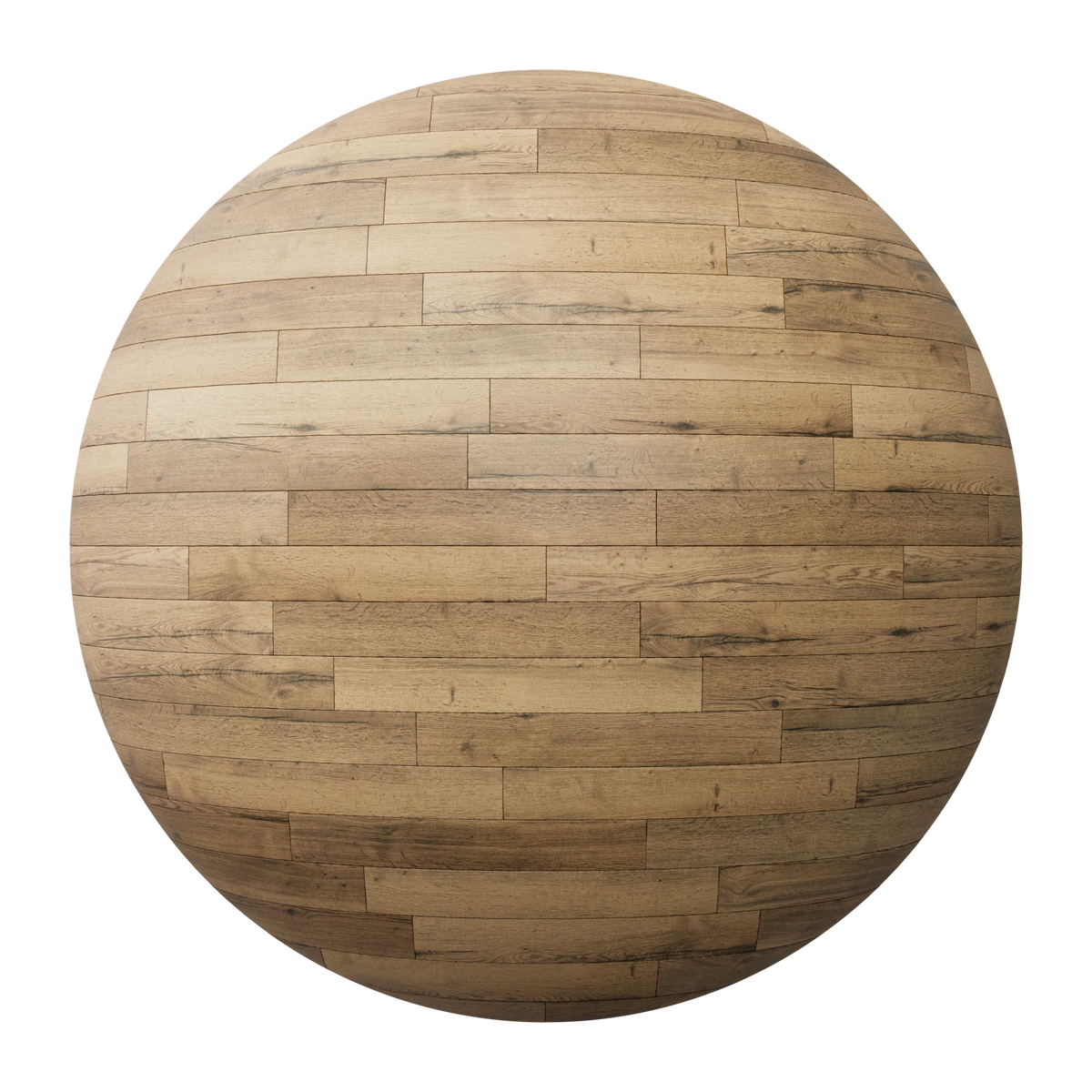 Rustic Oak Wood Floor PBR Texture - 4K Seamless | Superellipse