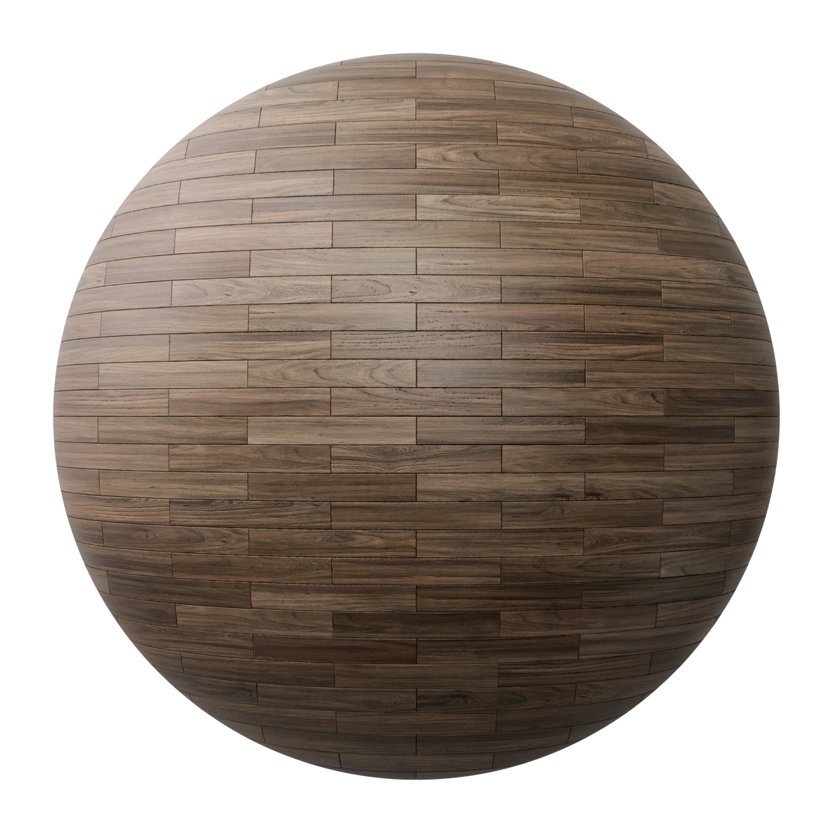Smokey Walnut Brick Bond Parquet Wood Floor PBR Texture - 4K ...