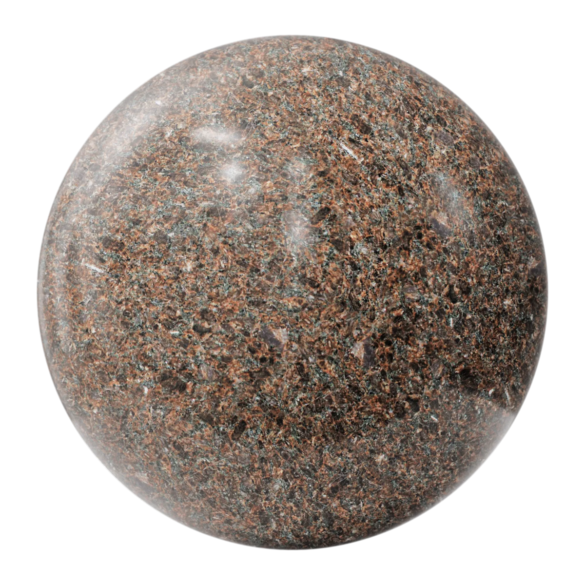 Burnt Sienna Granite Slab PBR Texture - 4K Seamless | Superellipse ...