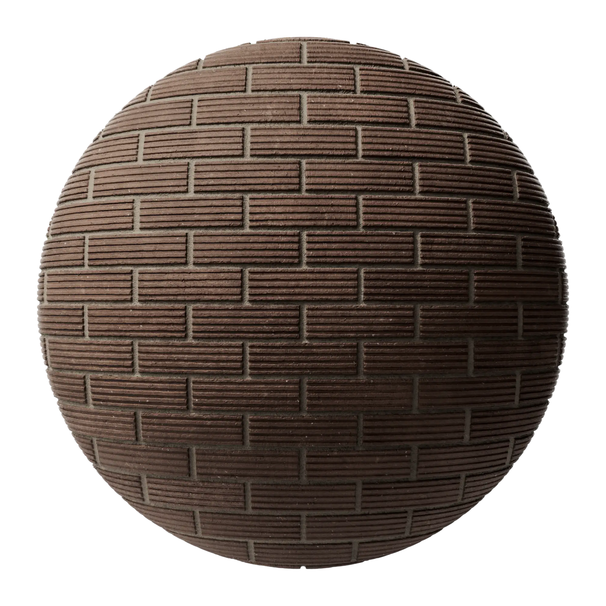 Long Grooved Belden Brick Running Bond PBR Texture - 4K | Superellipse