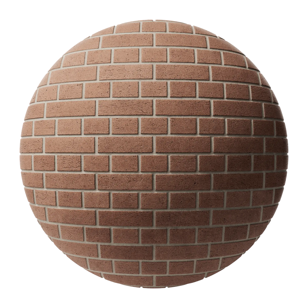 Red Clay Dragfaced Brick PBR Texture - 4K | Superellipse – Superellipse_